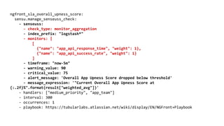 Creating aggregated Sensu monitors, or how to monitor a group of monitors | PPT