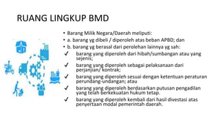 SENSUS TAHUN 23.pengelolaan barang milik daerahpptx | PPTX