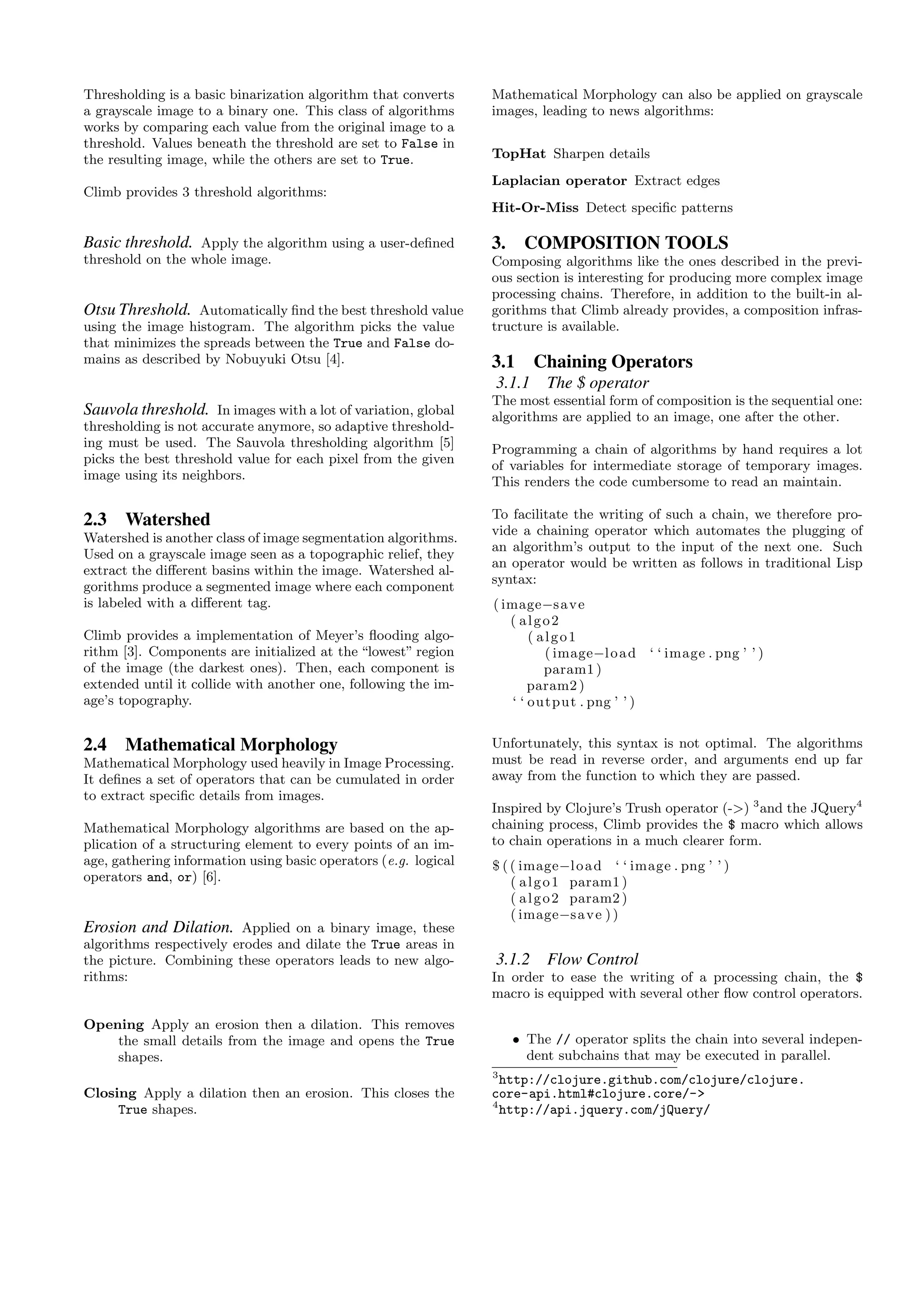 Generic Image Processing With Climb – 5th ELS | PDF