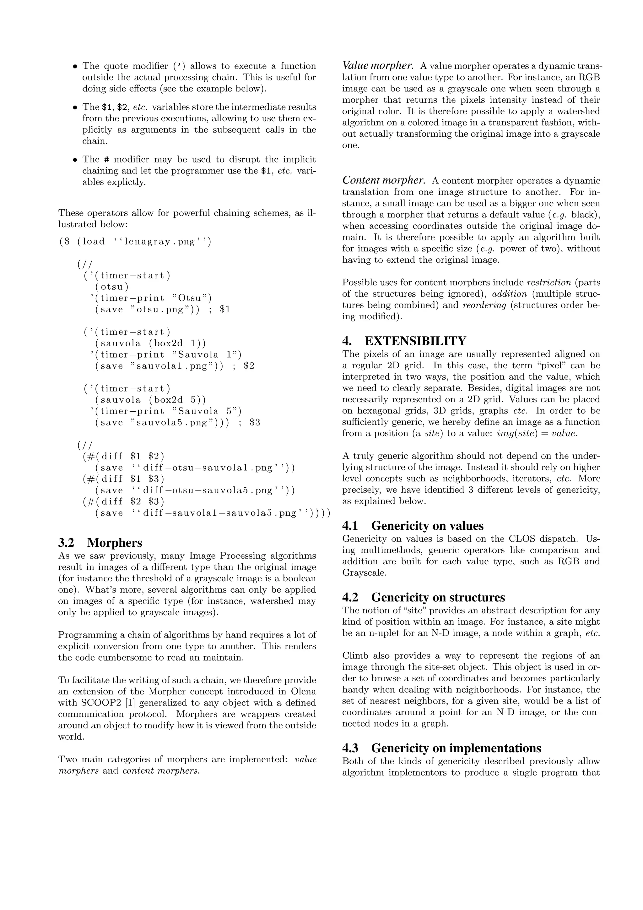 Generic Image Processing With Climb – 5th ELS | PDF