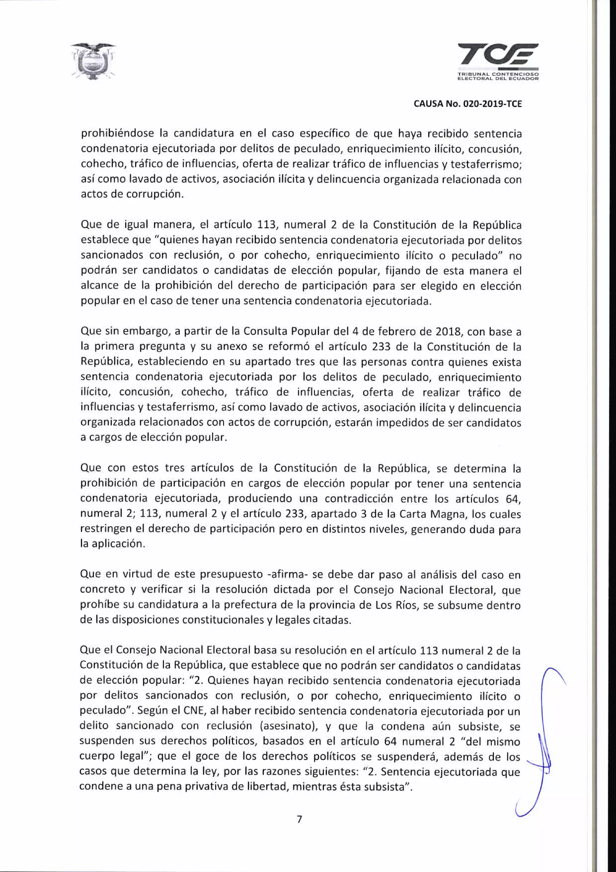 Sentancia caso Galo Lara | PDF
