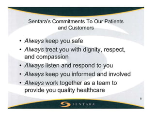 Sentara Orientation PPT | PPT