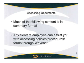 Sentara Orientation PPT | PPT