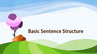Sentence - Basic Sentence Structure | PPTX