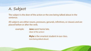 Sentence - Basic Sentence Structure | PPT