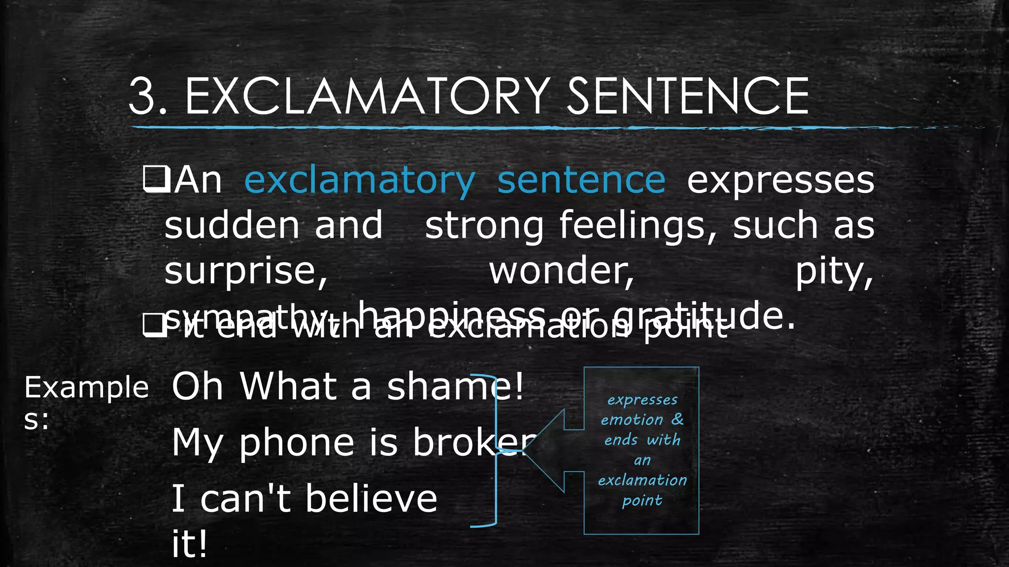 Kinds of Sentences According to Use and Structure | PPTX