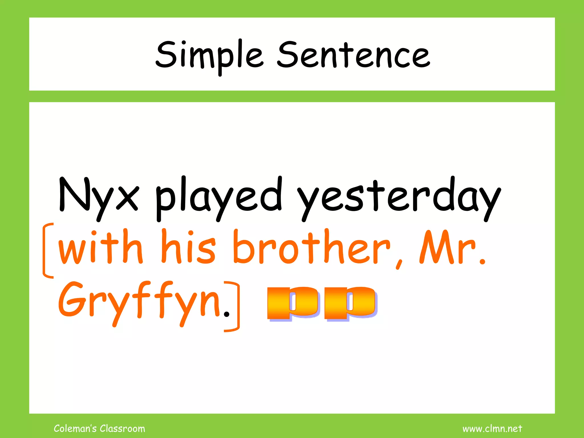 Sentence Types | PPT