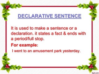 Sentence | PPTX