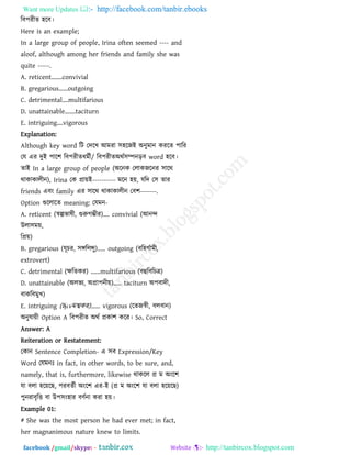 Sentence completion by tanbircox | PDF