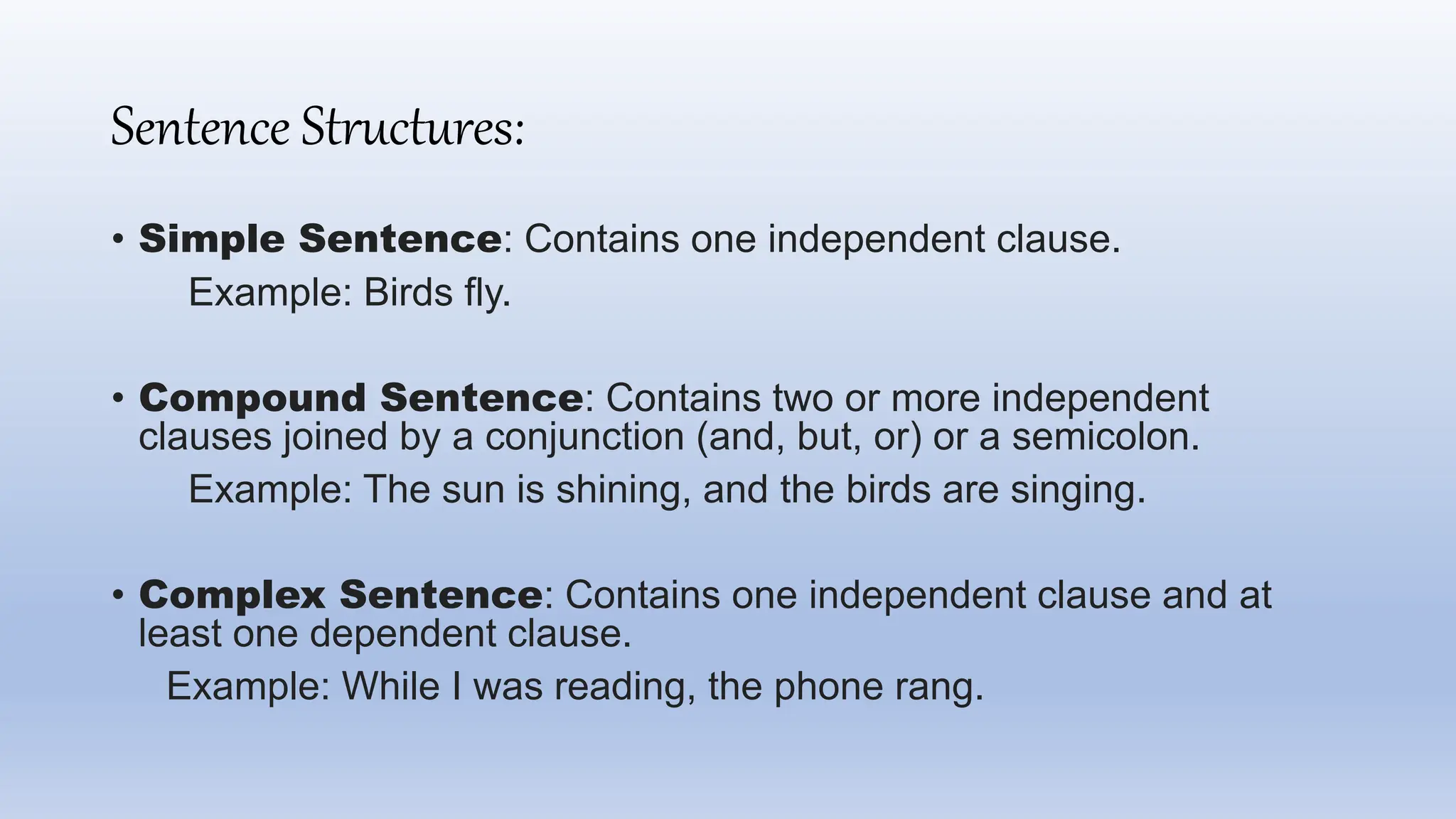 SENTENCE FORMATION IN ENGLISH by MD IRSHAD | PPTX