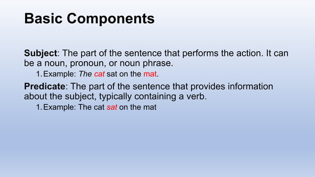 SENTENCE FORMATION IN ENGLISH by MD IRSHAD | PPTX