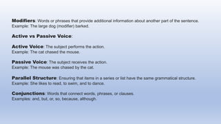 SENTENCE FORMATION IN ENGLISH by MD IRSHAD | PPTX