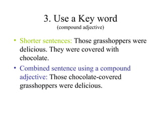 Sentence Combining Part one | PPT