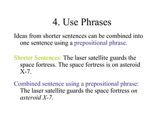 Sentence Combining Part one | PPT