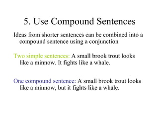 Sentence Combining Part one | PPT