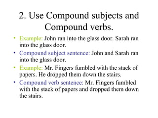 Sentence Combining Part one | PPT