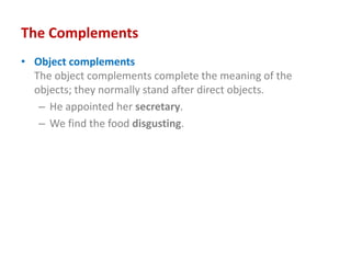 Sentence elements | PPTX