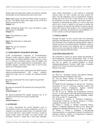 Sentence level sentiment polarity calculation for customer reviews by considering complex ...