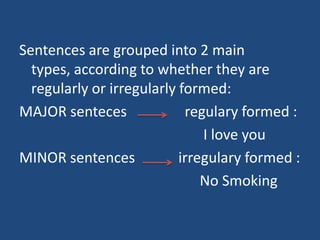 Sentence Presentacion Slides | PPSX