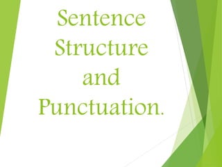 Sentence structure-and-punctuation revised | PPTX | Programming ...
