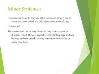 Sentence structure-and-punctuation revised | PPTX