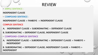 Sentence structures | PPT | Free Download