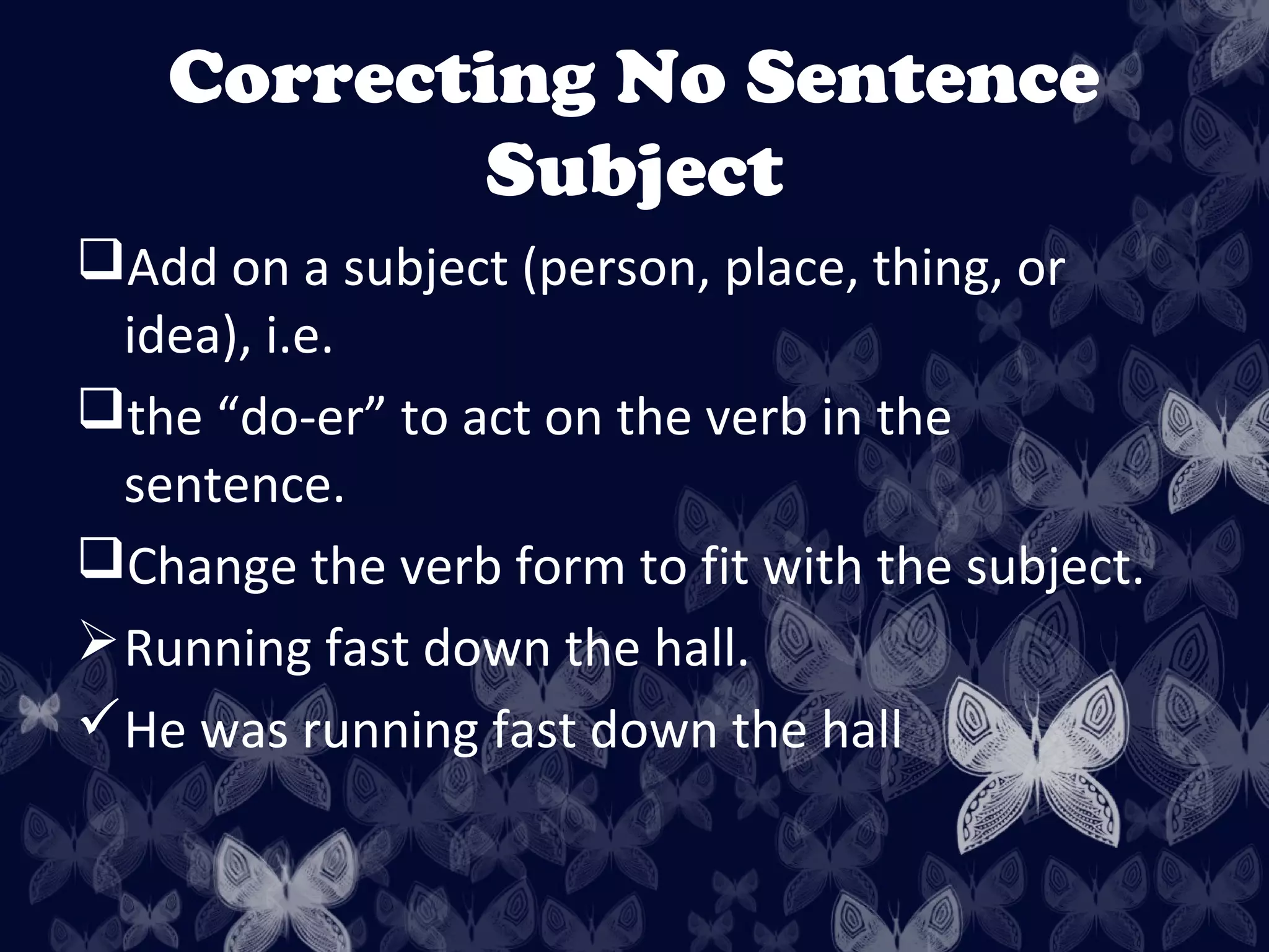 Sentence vs-fragment | PPT