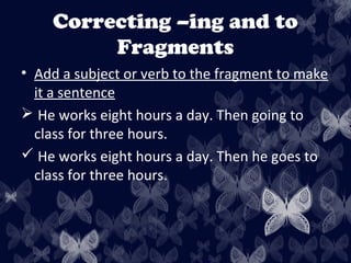 Sentence vs-fragment | PPT