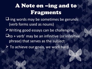 Sentence vs-fragment | PPT