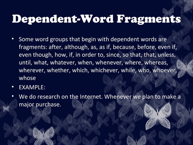 Sentence vs-fragment | PPT