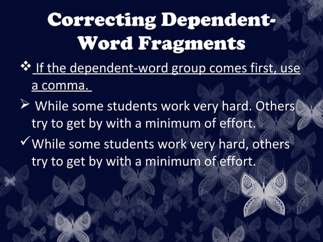 Sentence vs-fragment | PPT