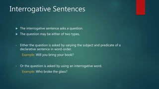 Sentences and its Kinds | PPTX