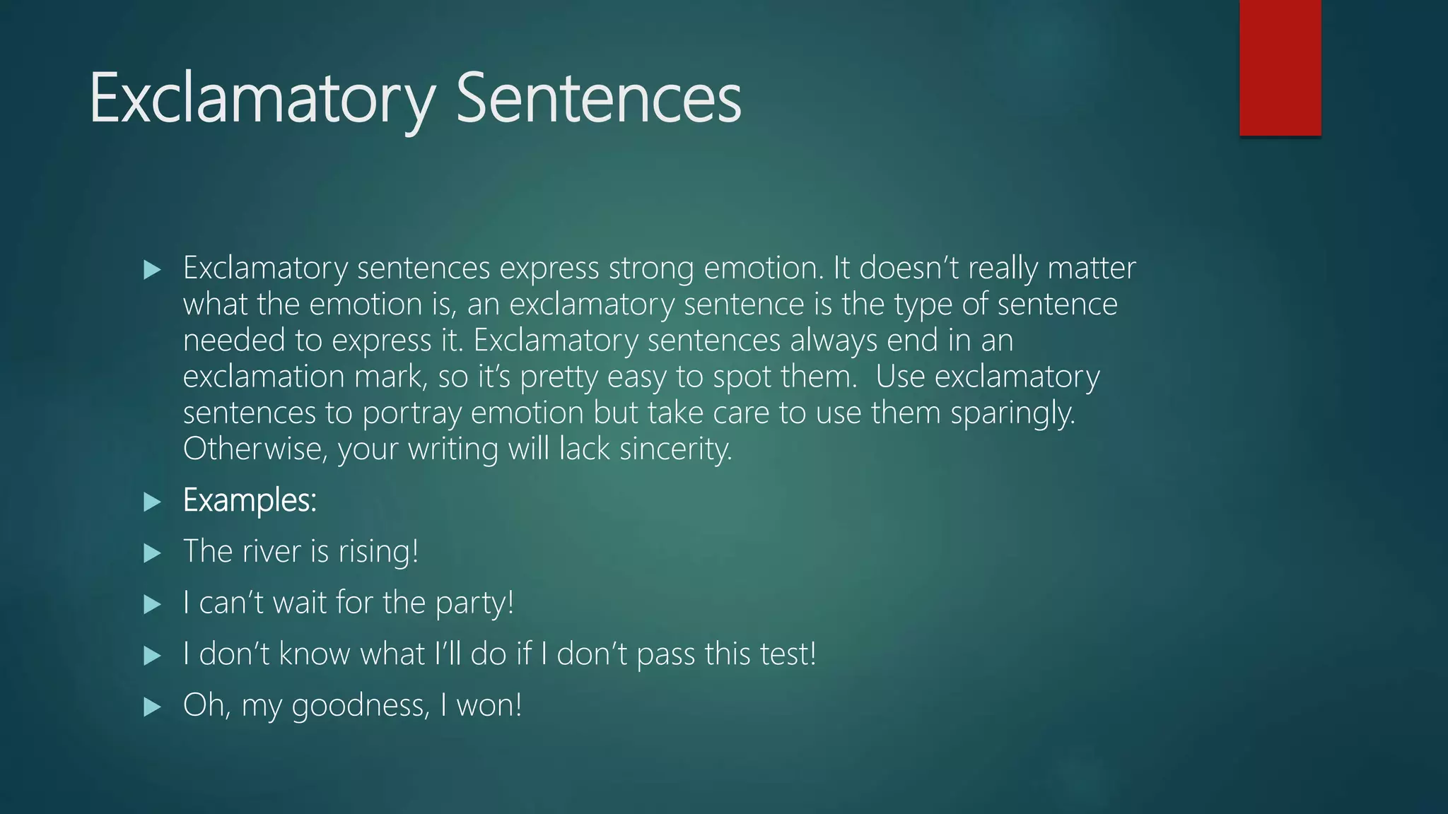 Sentence and its types | PPTX