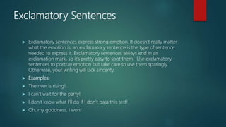 Sentence and its types | PPTX