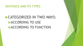 SENTENCE AND ITS TYPES.pptx