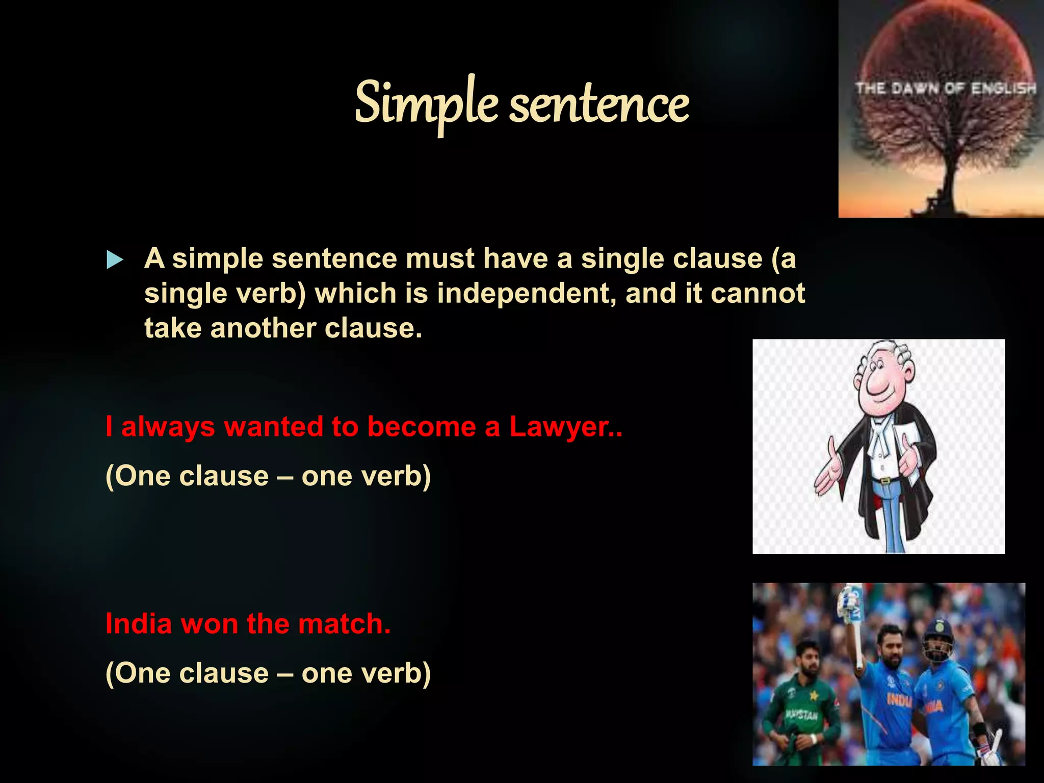 Types of Sentence|| Simple || Compound || Complex Sentence ||| Grammar ...
