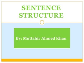 Sentence and their structures.ppt