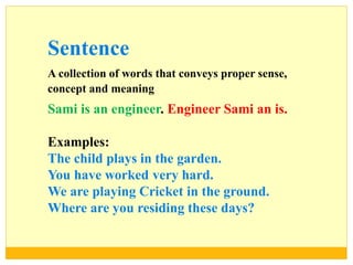 Sentence and their structures.ppt