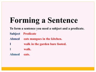 Sentence and their structures.ppt