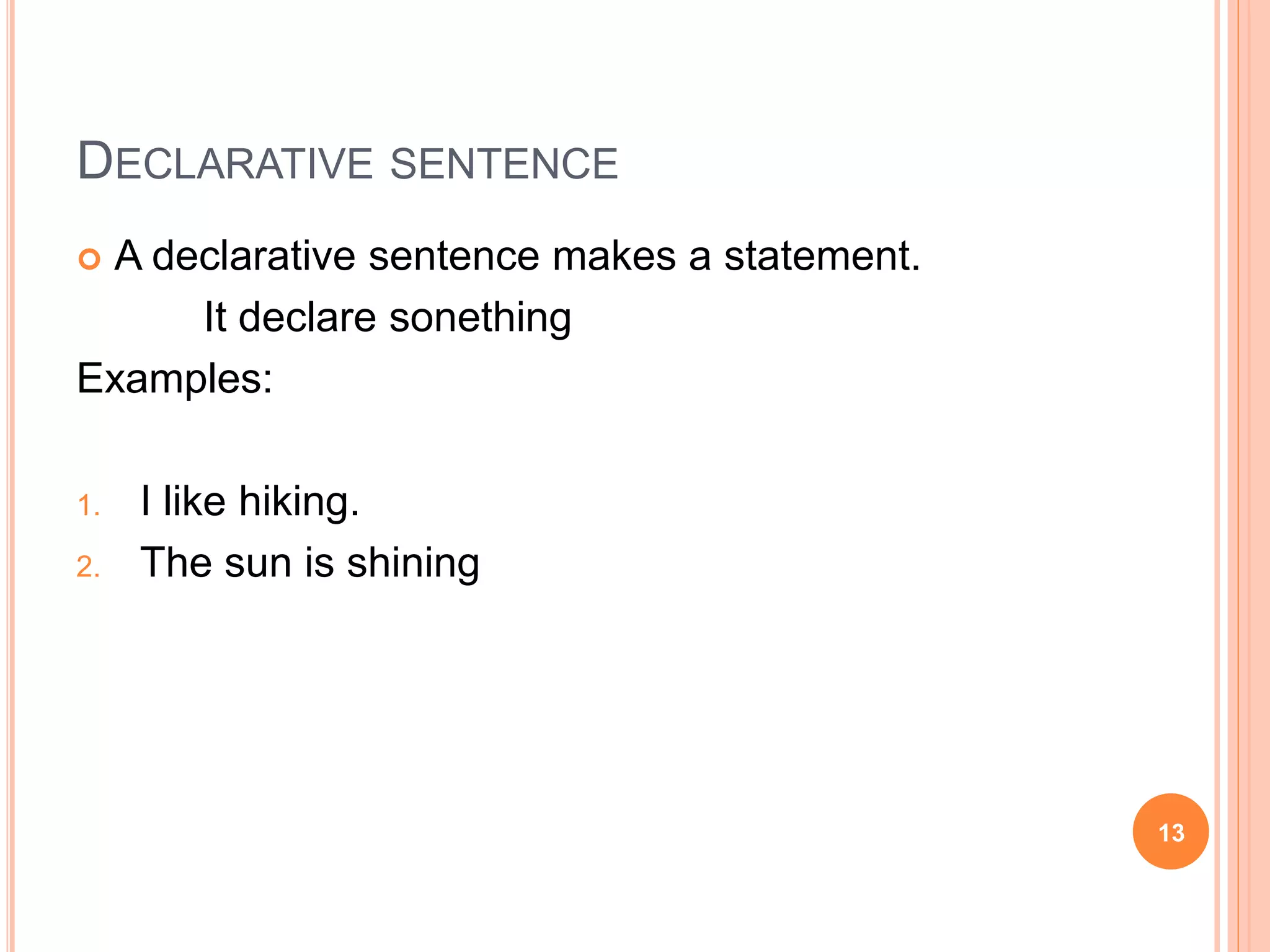 Sentence and their types | PPTX