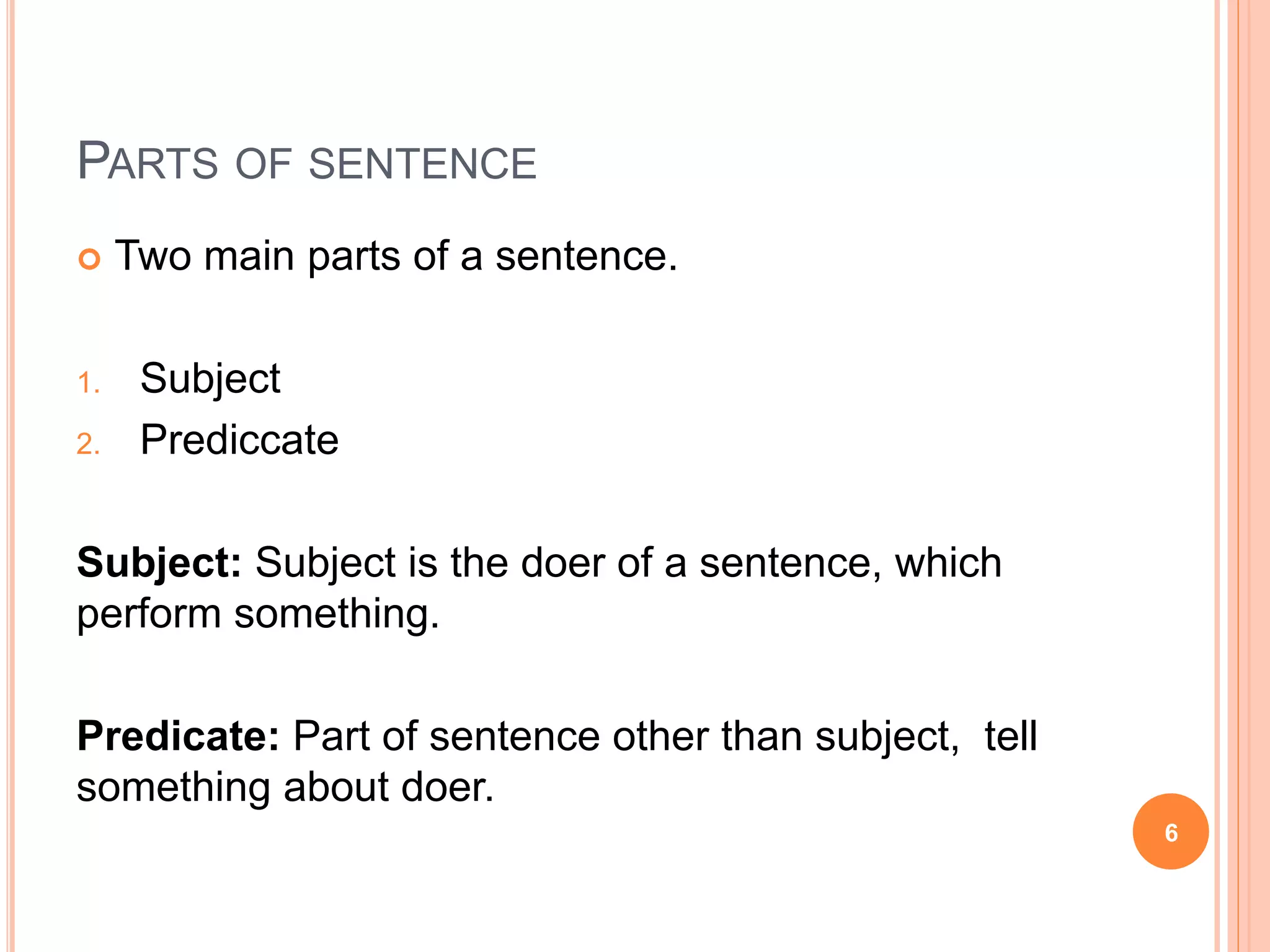 Sentence and their types | PPTX