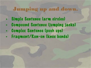 Sentence boot camp | PPT
