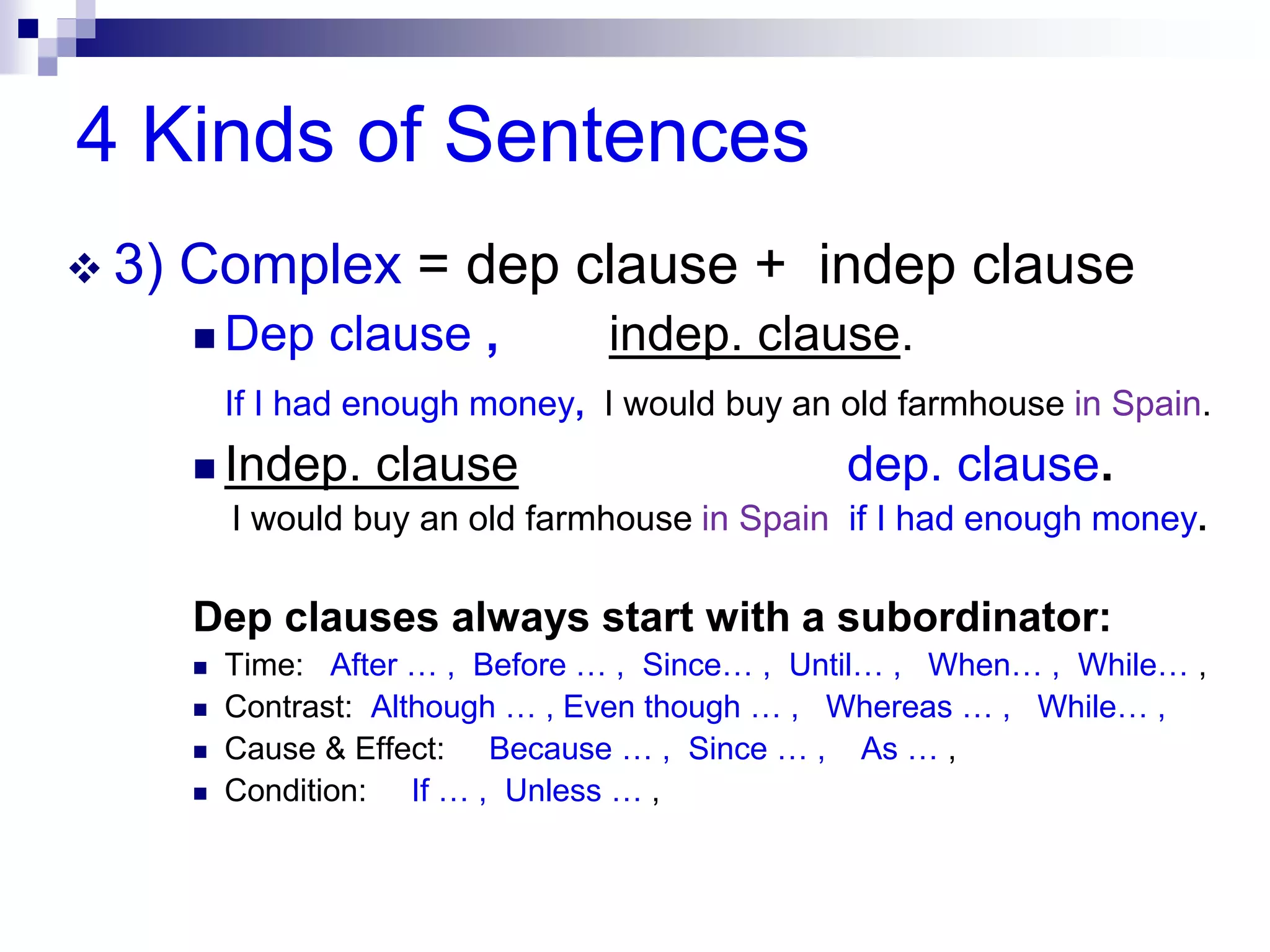 Sentence Building Block and Sentence Types.ppt