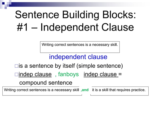Sentence Building Block and Sentence Types.ppt