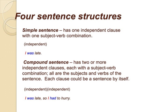 Sentence Building Blocks & Structures | PPTX