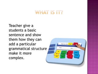 Sentence building | PPTX