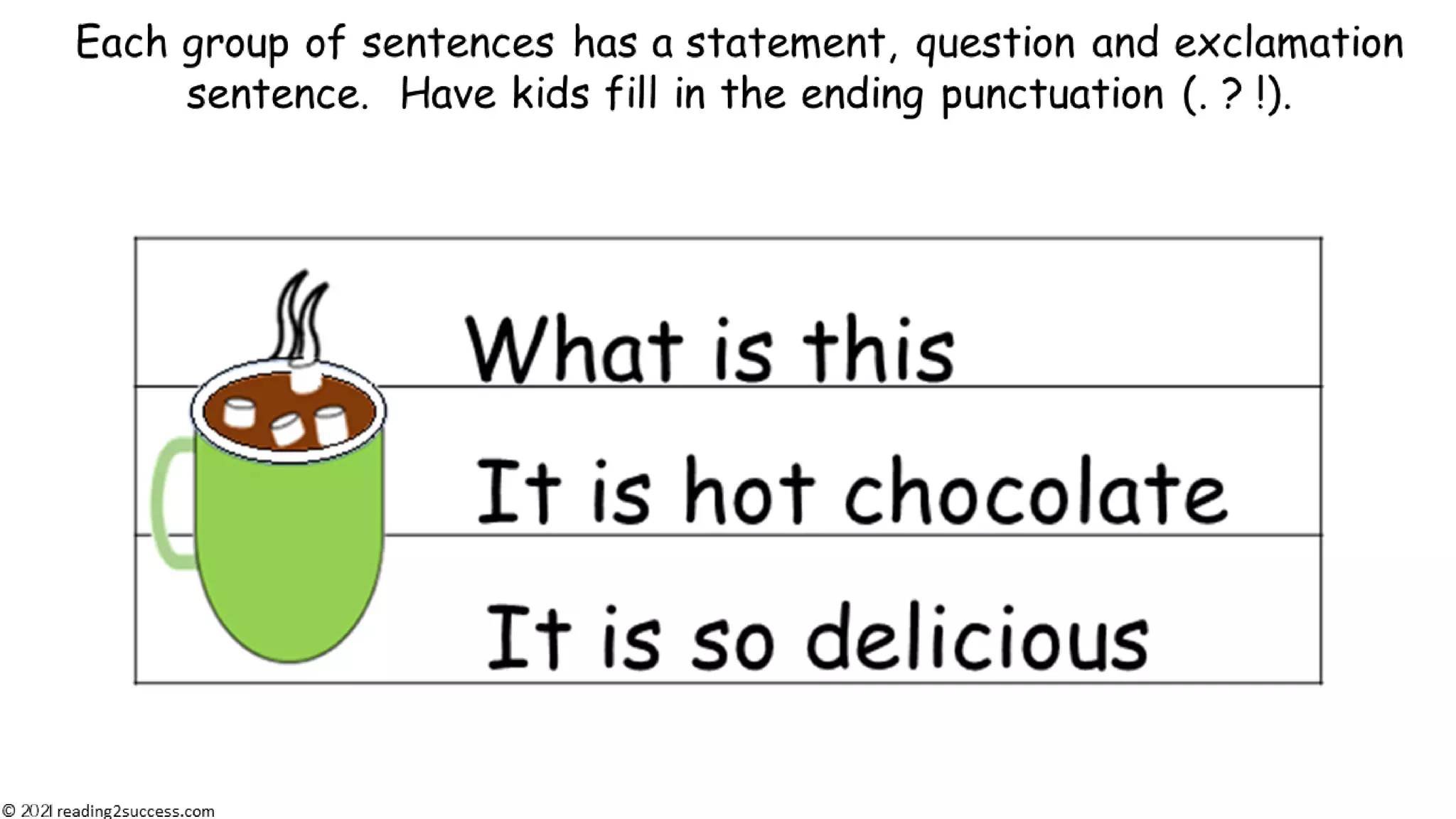 How to Teach Kids When to Use a Period, Question Mark or Exclamation ...