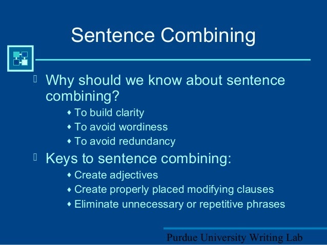 Sentence clarity