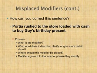 Sentence clarity | PPT