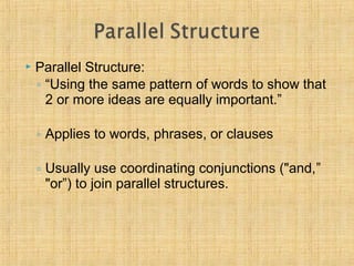 Sentence clarity | PPT